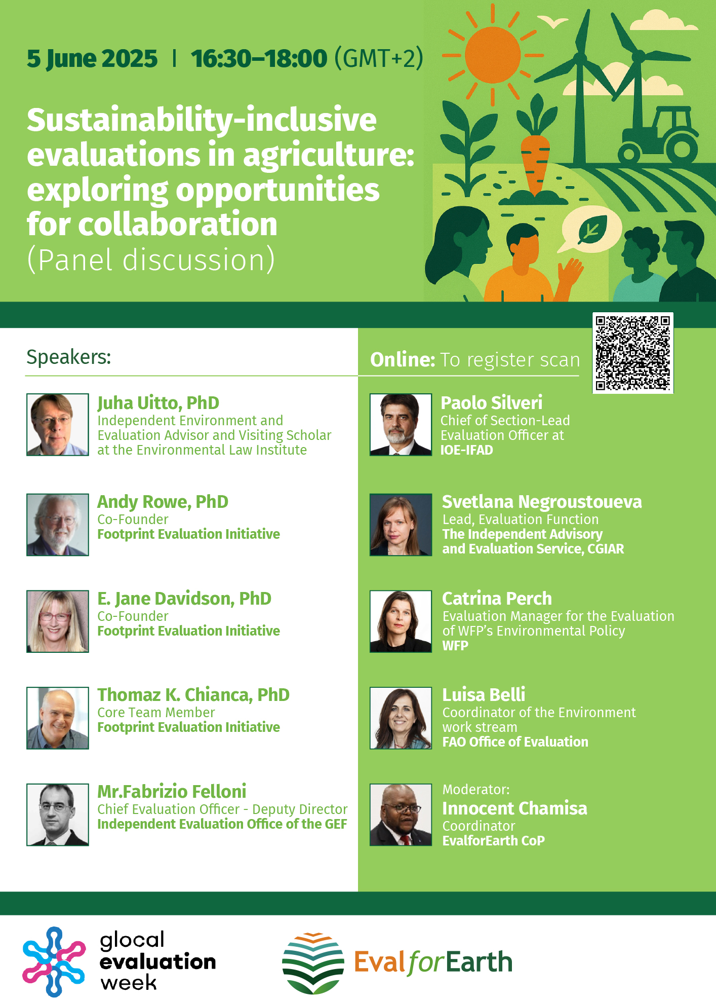 Panel Discussion: Sustainability-inclusive evaluations in agriculture: Exploring opportunities ...